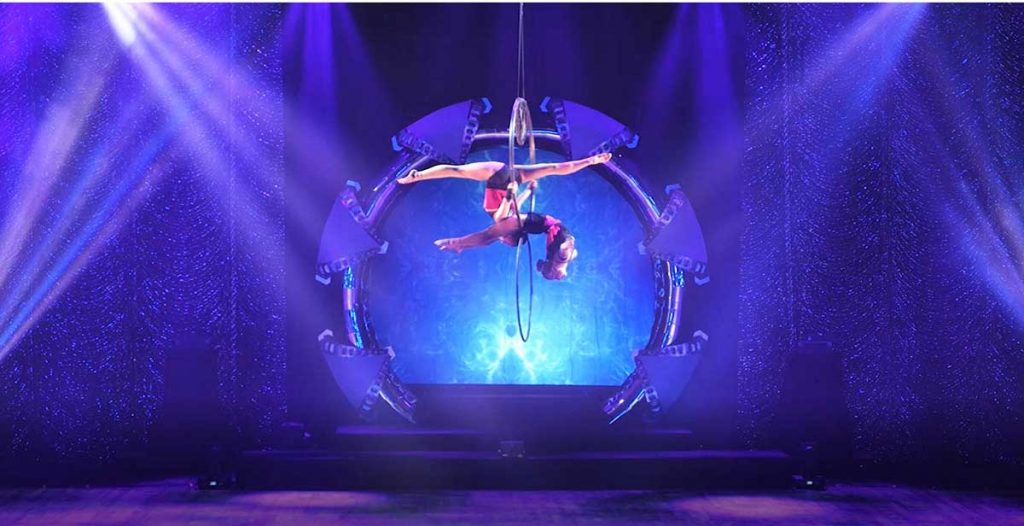 Fulldome Show, Live-360 Circus Show Immersive Video Dome, Stunning!